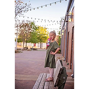 Stephen Joseph Sip and Snack, Charcoal Flower