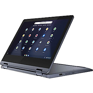 Lenovo Flagship Chromebook 11.6" HD 2 in 1 Touchscreen Laptop Computer, Intel N4020 (up to 2.80 GHz), 4GB RAM, 64GB eMMC, WiFi, Bluetooth, Webcam, Chrome OS, Abyss Blue