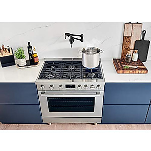 Bosch 800 Series HGS8655UC 36 Inch Freestanding Gas Range