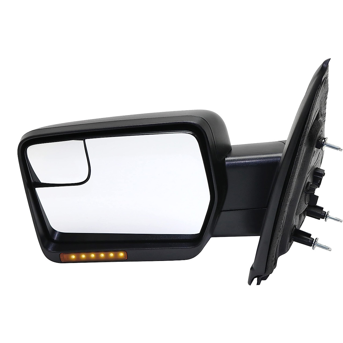 Garage-Pro Mirror Compatible with 2011-2014 Ford F-150 Driver Side, Heated, Power Glass, Blind Spot Glass, Signal Light, Textured Black