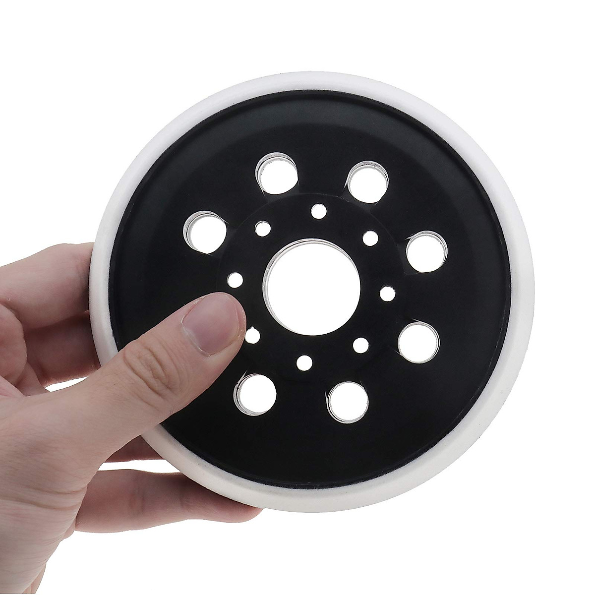 SING F LTD 5Inch/125mm Hook & Loop Sanding Backing Pad Replacement Part Compatible With Bosch PEX220 PEX220A Skil 7402 7490 2609000750