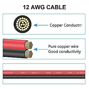 RIIEYOCA Solar Connector to 12V-24V Female Cigarette Lighter Socket Cable 12AWG Extension Cable Wire 1M with Dust Cap for RV Solar Panel
