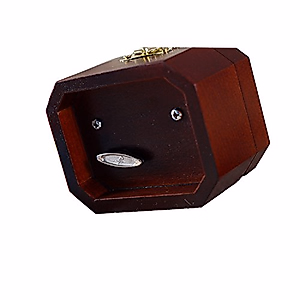 WESTONETEK Vintage Wood Carved Mechanism Musical Box Wind Up Music Box Gift for Christmas/Birthday/Valentine's Day, Melody for Elise