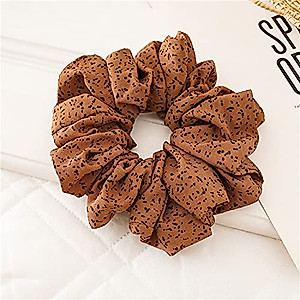Large satin Scrunchies XL Silk Oversized Scrunchie for Thick long Hair Scrunchy Bobbles Hair Ties Jumbo for Women Girls