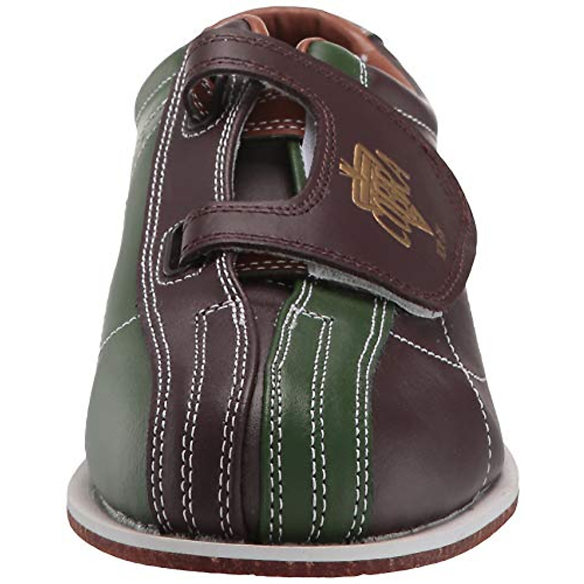 Mens TCR 3V Cobra Rental Bowling Shoes- Hook and LoopBrown/Green 5 1/2