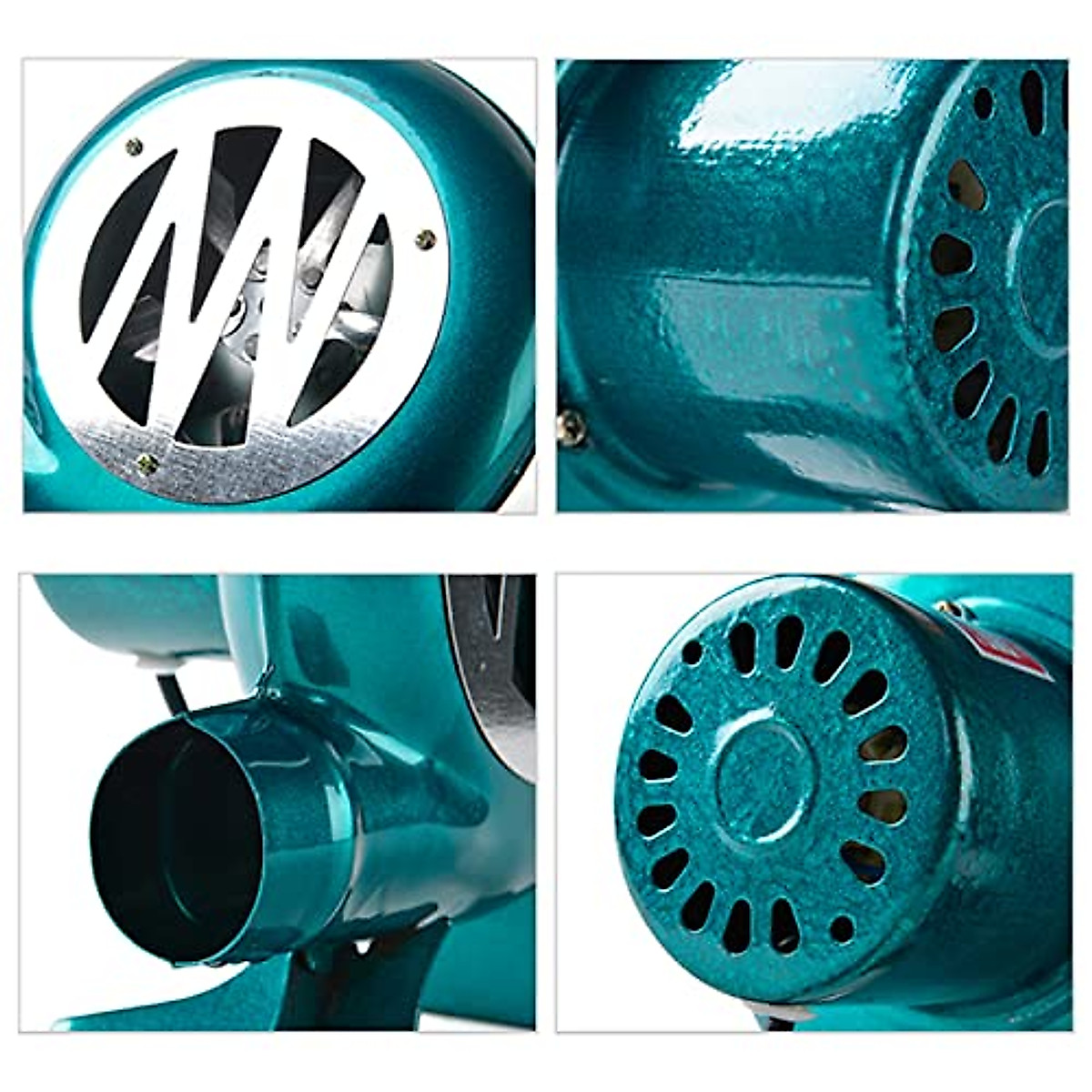 YITIE Blacksmith Forge Blower, BBQ Fan Air Blower, Fire Starter, Electric Air Bellow, Charcoal Chimney Starter Smoker Fan with Wind Regulator ( Size : 80W )