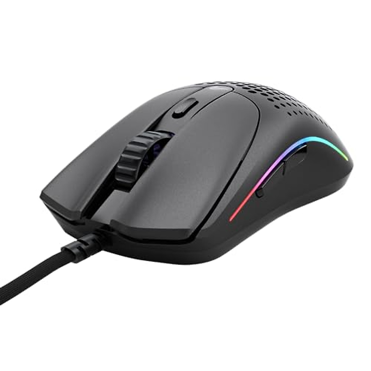 Glorious Gaming Model O 2 Wired Gaming Mouse - 59g Ultralight, FPS, 26,000 DPI, Motion Sync, 80M Click Rated Switches, 6 Programmable Buttons, Ambidextrous, RGB, PTFE Feet - Black