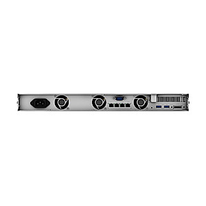 Synology RackStation RS820+ Compact Rack Mount NAS Server Bundle with Rail Kit, Intel Atom C3538 Quad-Core, 18GB DDR4 Synology RAM, 32TB SATA HDD, Synology DSM Software