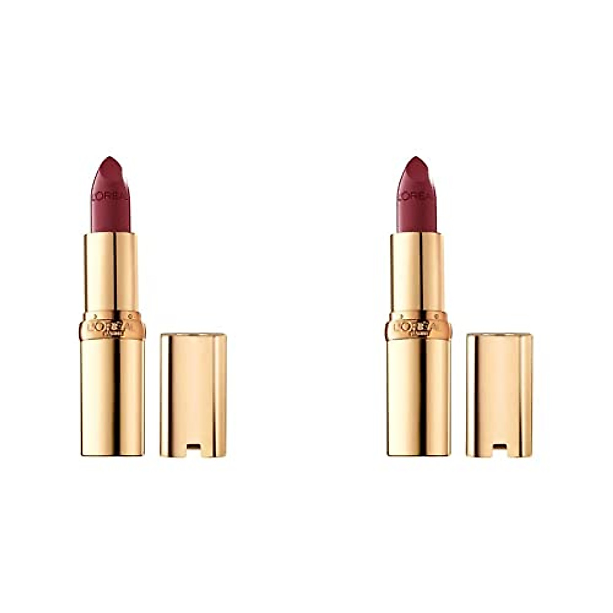 L'Oreal Paris Makeup Colour Riche Original Creamy, Hydrating Satin Lipstick, 788 Golden Grape, 1 Count (Pack of 2)