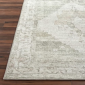 Livabliss x Becki Owens Luca Medallion Area Rug, 5'3" x 7', Olive