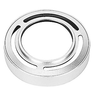 Oumij1 Hollow Metal Lens Hood - Compact Lens Hood - Detachable Camera Lens Hood - for Fuji X10/X20/X30 Camera(Silver)