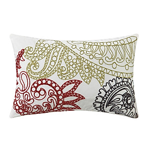 Chic Home Hewitt 5 Piece Cotton Comforter Set Farmhouse Theme Striped Pattern Design Bedding, King,Beige