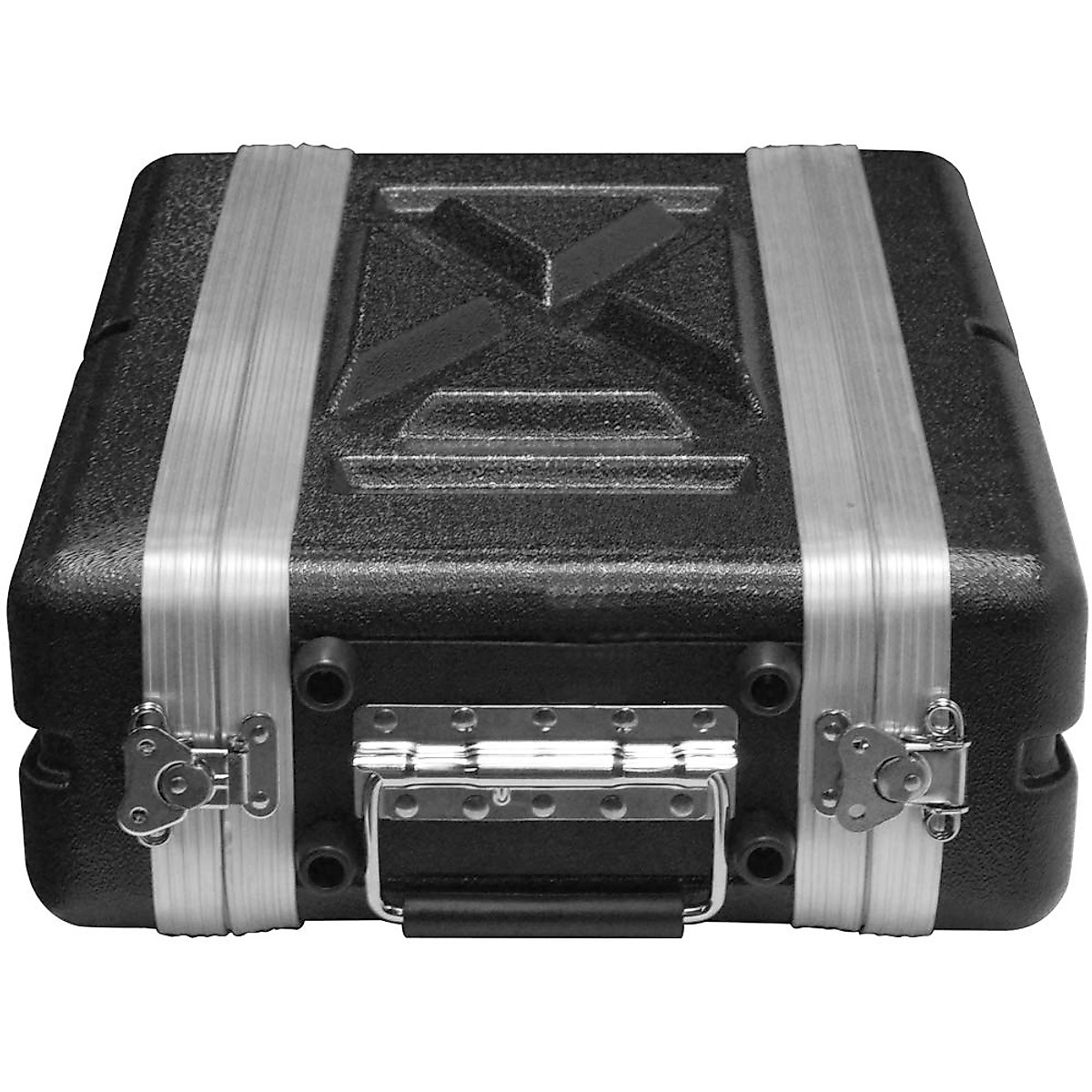 Seismic Audio - SALWR2S - Lightweight 2 Space Compact ABS Rack Case - 2U PA DJ Amp Effects Shallow Rack Case