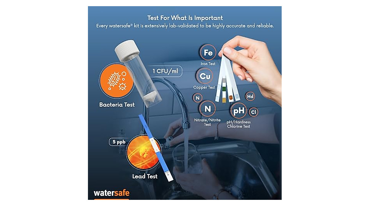 Watersafe Water Testing Kit - Accurate, Easy & Reliable