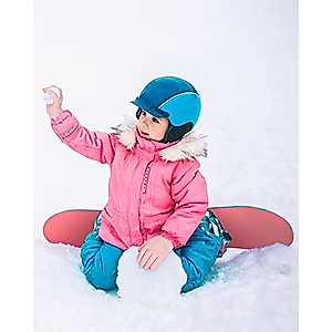 2 Pairs Kids Fleece Gloves Polar Full Finger Winter Warm Gloves Cold Weather Mittens for Boy Girl (Light Pink, Beige, Small, 4-7 Years)