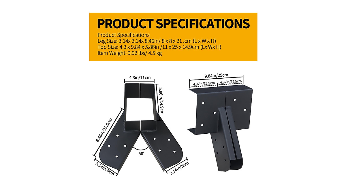 A-Frame Brackets Swing Set Bracket with Mounting Hardware — 🛍️ The ...