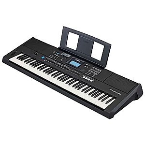 Yamaha, 76-Key Touch-Sensitive Advanced Portable Keyboard with Power Adapter (PSREW425)