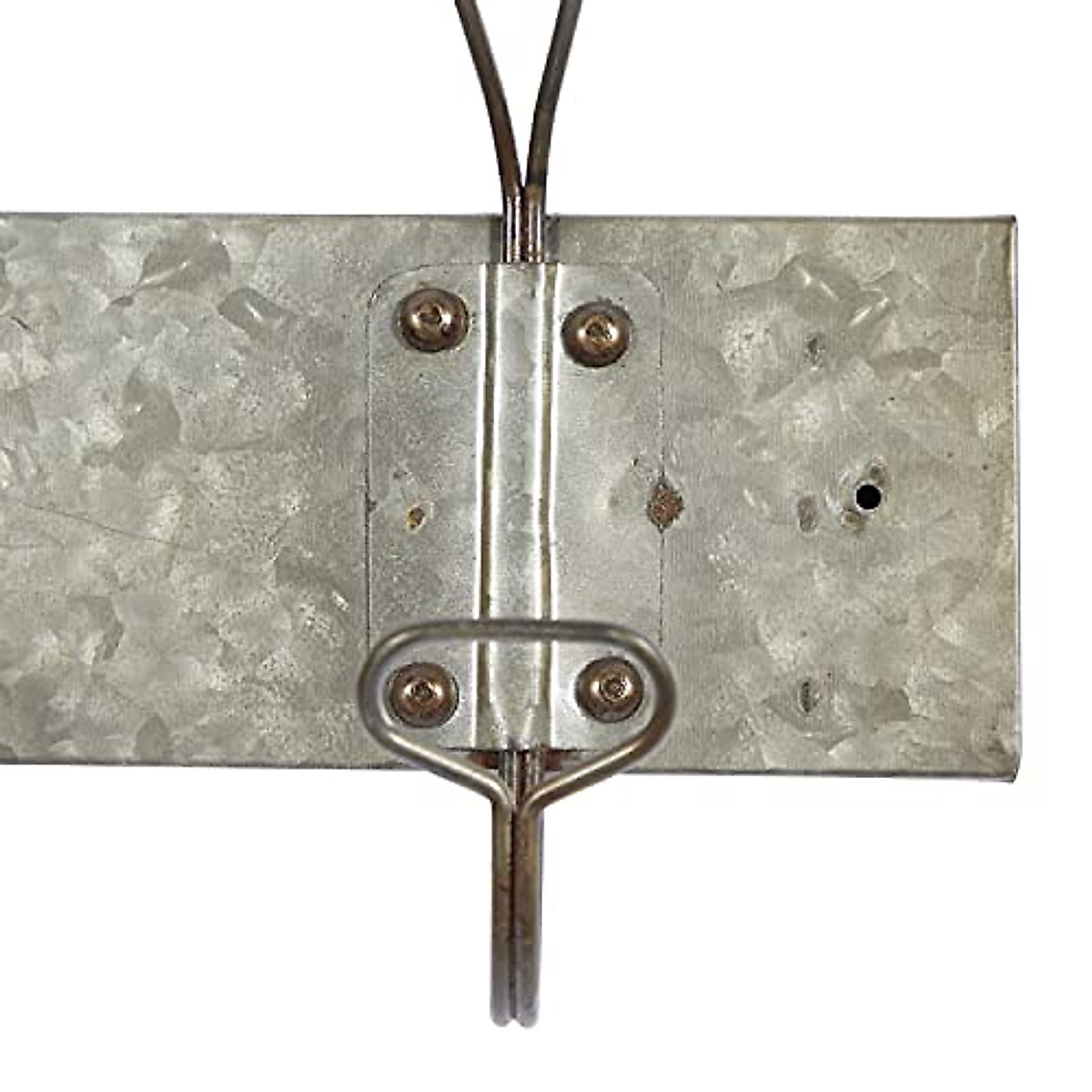 Deco 79 Wall Hook, 18" L x 4" W x 11" H, Grey