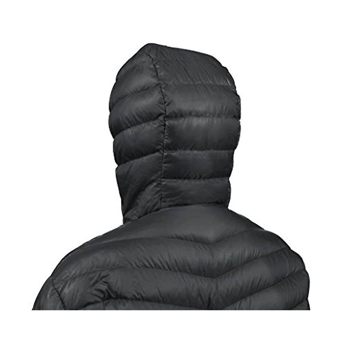 ZSHOW Men's Lightweight Packable Puffer Coat Hooded Warm Winter Jacket(Dark Grey,L)