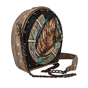 Mary Frances womens Ready to Ride Crossbody Horse Handbag Sling Bag, Multi, One Size US