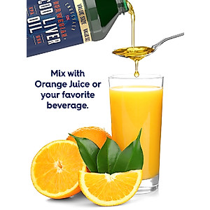 Carlyle Norwegian Cod Liver Oil | 16oz | Pack of 3 Bottles | Liquid Unflavored Fish Oil Supplement | Non-GMO, Gluten Free