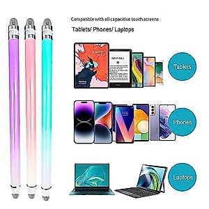 Stylus Pens for Touch Screens 5 Pack, 10 Replaceable Tips High Precision Capacitive Stylus Pen for iPad iPhone Android Tablets and All Universal Touch Screen Devices