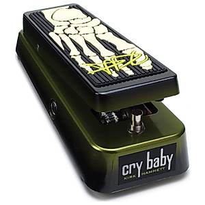 Dunlop KH95 Kirk Hammett Signature Cry Baby Wah Pedal Bundle with 2 Patch Cables and Dunlop 9V Power Supply