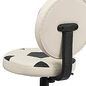 BizChair Soccer Swivel Task Office Chair