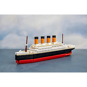 Brick Loot Titanic Building Blocks Large Set, Toy Ship Model Kit, Building Bricks Sets for Adults or Kids, 6 Year Old +, Home Decor, Quality Blocks Compatible with Lego & Major Brands, 217 Pieces
