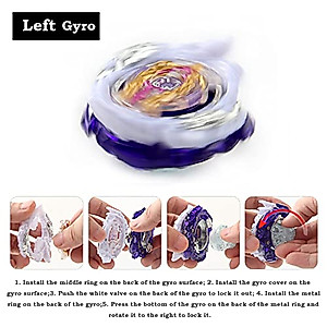 Battling Tops Burst Superking B-168 Rage Longinus.Ds' 3A Gyro Toys for Kids with Sparking Launcher