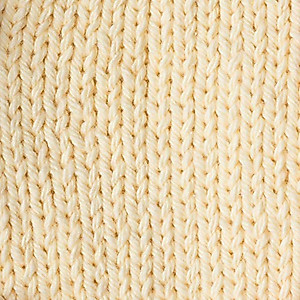 Bernat Handicrafter Cotton Solids Yarn, 1.75 oz, Gauge 4 Medium, 100% Cotton, Pale Yellow