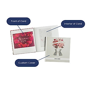 Cards by Artkive Greeting Card Organizer Book - We Transform Cards into a Keepsake Book Gift - Perfect for Birthday, Holiday, Graduations, Baby Showers, etc. (Recycle Cards)