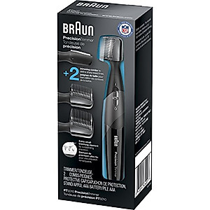 Braun Precision Trimmer PT5010, Men's Precision Beard, Ear & Nose, Mustache detailer, styler