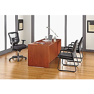 Alera ALEEL41ME10B Elusion Series High-Back Multifunction Mesh Chair - Black