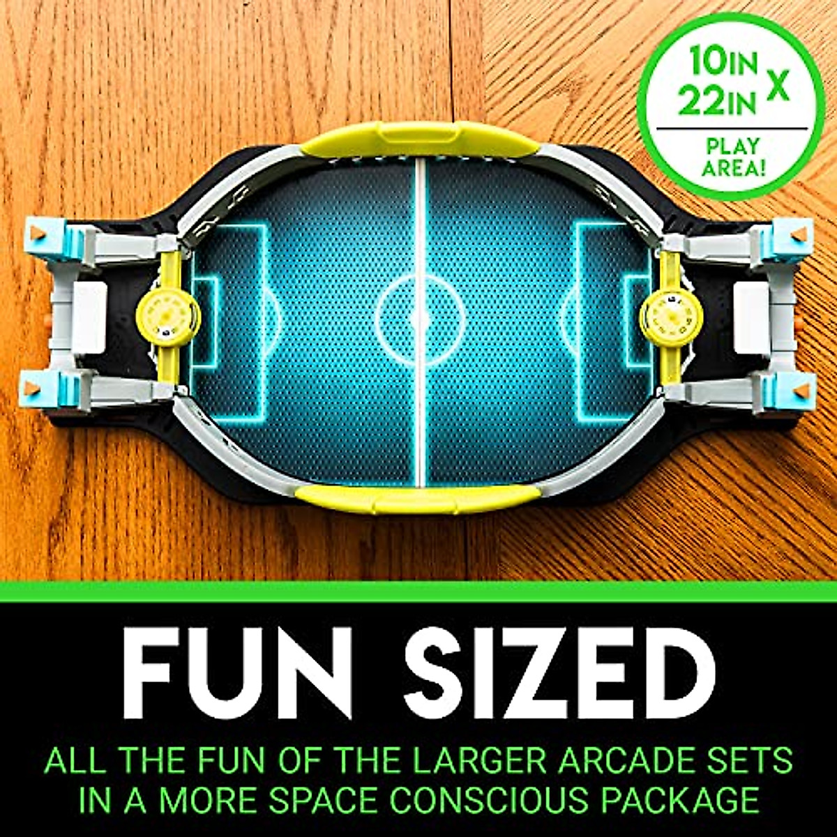 Franklin Sports Mini Tabletop Soccer Shootout Game - Arcade Style Soccer Table Game for All Ages- Electronic LED Scoreboard and Sounds