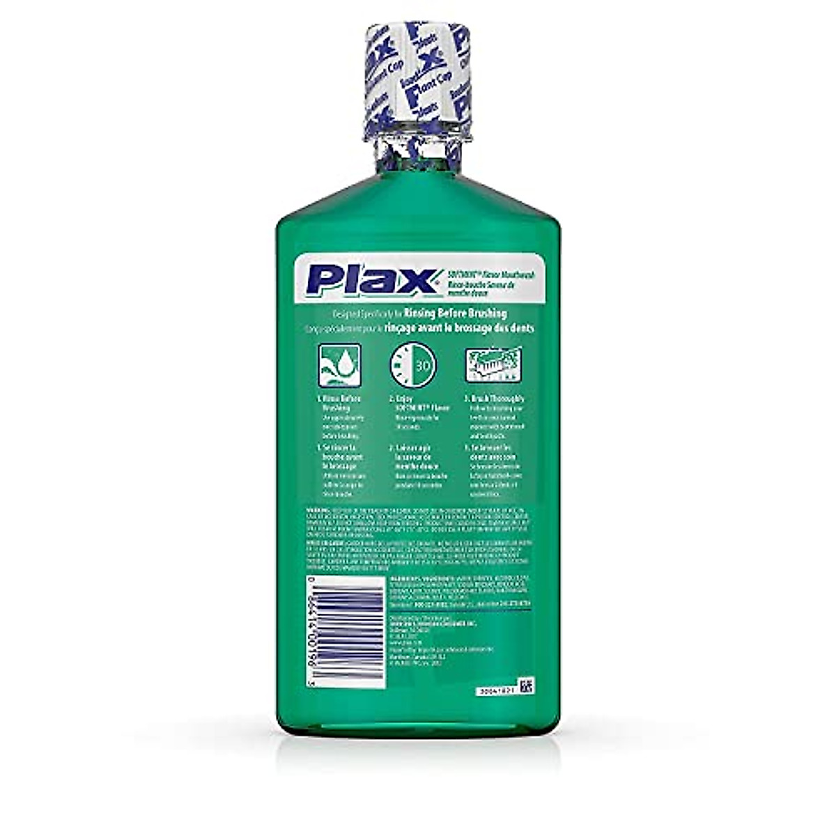 Plax Plaque Loosening Rinse, Soft Mint 24 fl oz (2 Pack)
