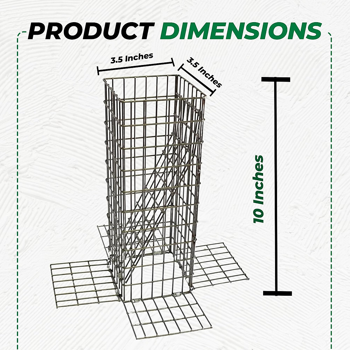 Rhino Excluders® S35 One Way Door for Squirrels, Rats, Chipmunks and Similar Size Rodents - Live Trap Alternative