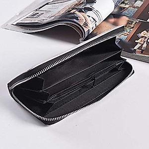 Cute Kitty Cartoon PU Leather Wallet Cash Coin Long Purse Card Holder for Women & Girls (Style#4)