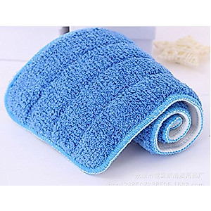 Guard 5 Pack Microfiber Mop pads, Mop Cleaning Pads Replacement Head for 15" Reveal Spay Mop,Great for Wet&Dry,Hardwood,Laminate and Tile Floor, Washable and Reusable,Fits Home and Commercial Use,Blue