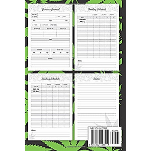 Cannabis Growers Journal: Weed Growing Journal Log Book Sized 6"x9" (150 Pages) - Keep Track of Your Marijuana Cultivation - A Record Keeping Cannabis Log for Marijuana Farmers