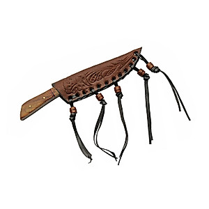 Little Stag Bone/Wood Handle 5.75″ Stainless Steel Hunting Knife