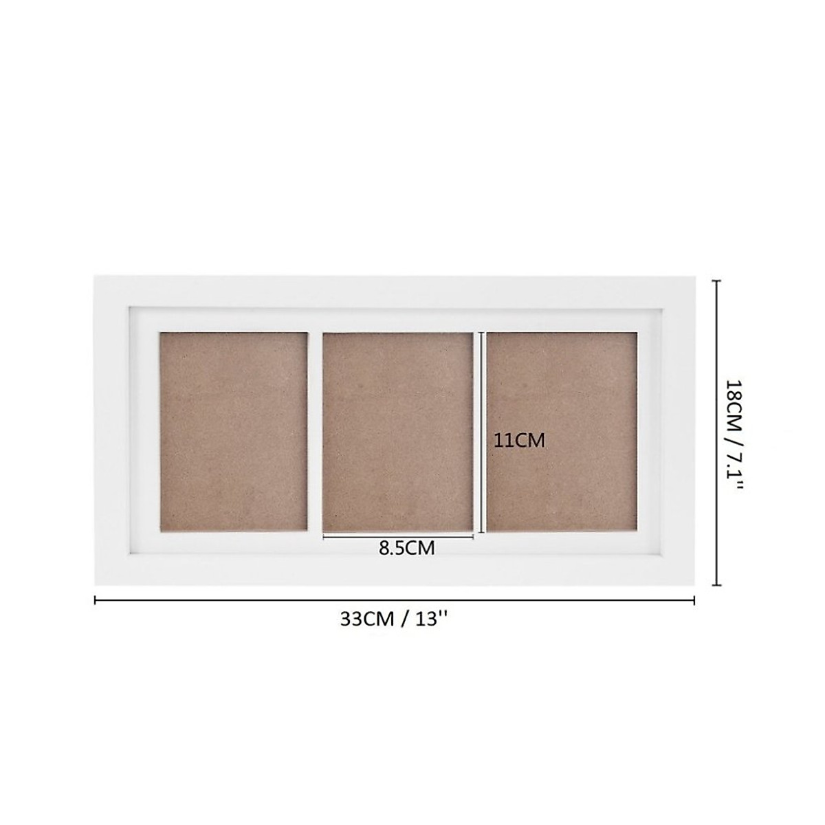 Baby Handprint & Footprint Picture Frame Kit, Pure Vie Gorgeous Keepsake Frame with Clay Imprint Kit - Memorable Keepsakes Gift for New Born Baby Shower or Christening Gift, Toddlers Birthday Presents