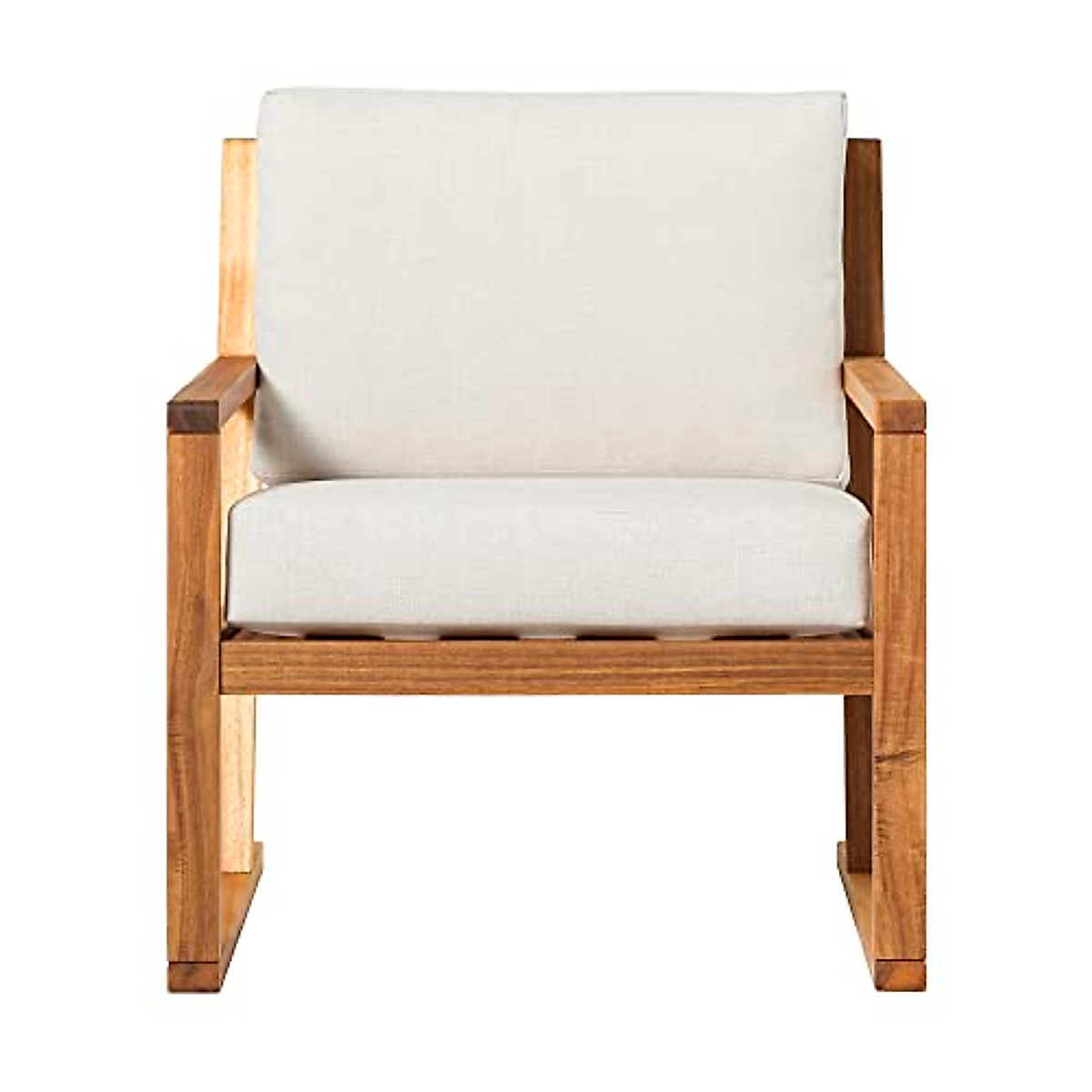 Walker Edison Dekian Outdoor Chairs, Natural