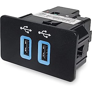 Heffchi Apple carplay sync 3 hub Module,Dual USB Interface Moudule,Compatible Ford sync 3 USB hub Dual,HC3Z-19A387-E/ HC3Z-19A387-B Blue