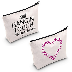 TSOTMO Music Lover Gift Concert Souvenir Gift Boy Band Group Gift Still Hangin Tough Vintage Groupie Inspired By Band Cosmetic Bag For Fans(Groupie)