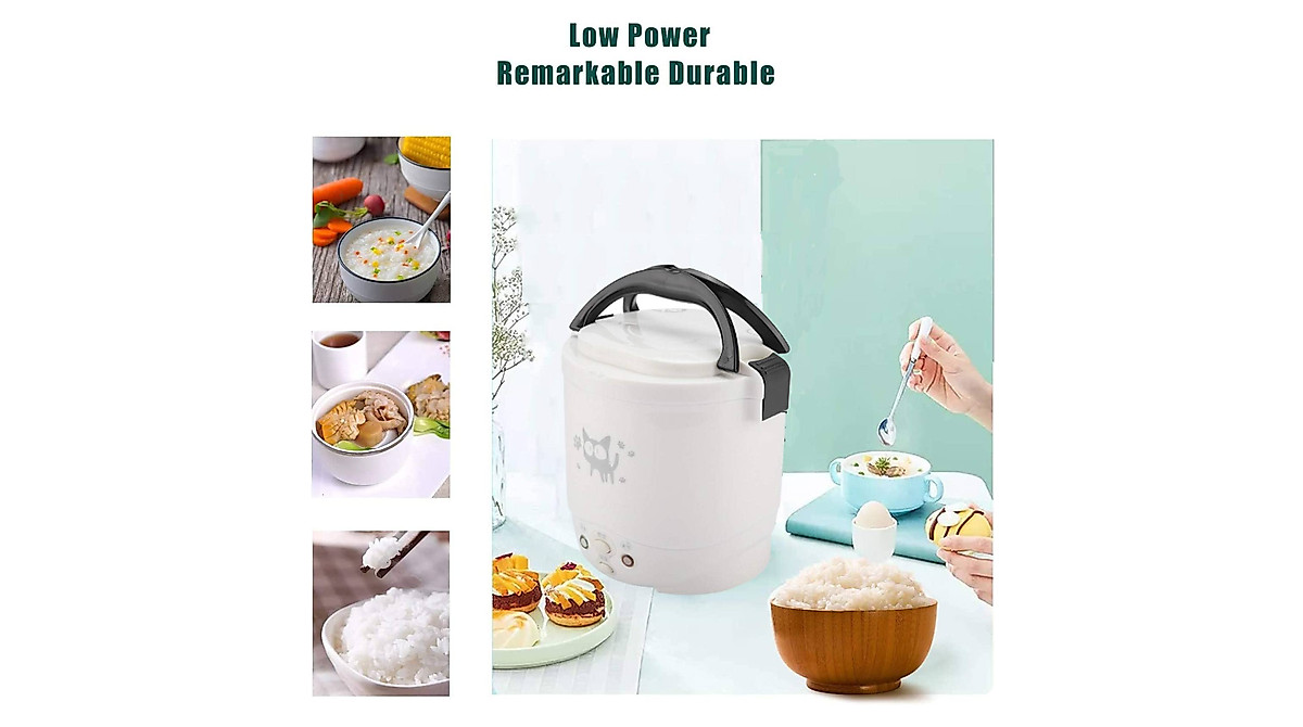 12V Portable Mini Rice Cooker for Car, Travel & Camping