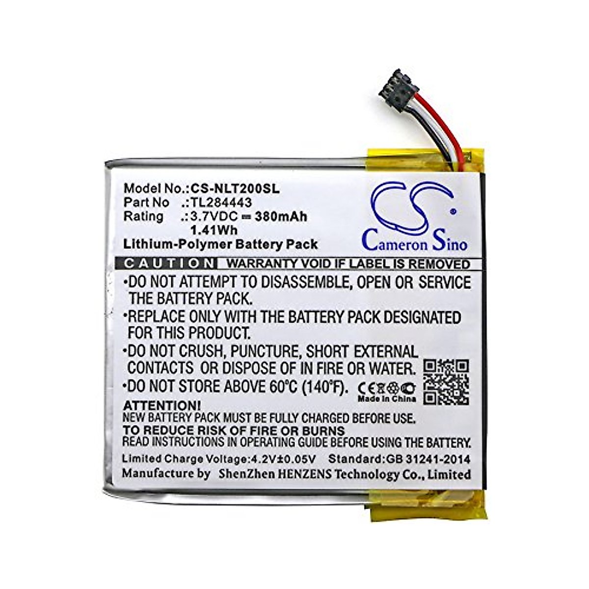 Replacement Battery for NEST A0013 Learning Thermostat 2nd Generation Learning Thermostat 3rd Gen Learning Thermostat 3rd Generation T3007ES T3008US Part NO TL284443