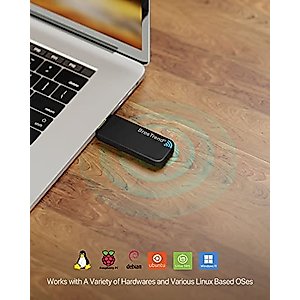 BrosTrend 1200Mbps Long Range USB WiFi Adapter for PC Desktop Laptop of Windows 11/10/8.1/8/7 and BrosTrend Linux USB WiFi Adapter 1200Mbps Supports Ubuntu, Mint, Kali, Debian, Kubuntu, Mate