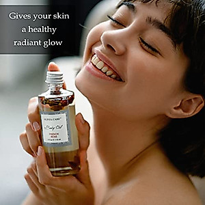 Olivia Care Jasmine Gardenia Body Oil Vegan & Natural Oil For Women | Hydrating & Moisturizing After Bath Oil - with VITAMIN E, K & Omega Fatty Acids Reduce Dry Skin - 4 OZ