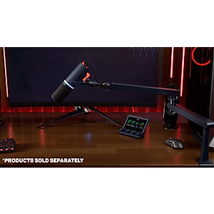 BEACN Mix USB C Audio Controller | Windows and MacOS Audio Mixer for Gaming or Work| 4-Channel Audio Control with 5" Full-Color Display & Precision Knobs | Drag-and-Drop Customization (Dark)